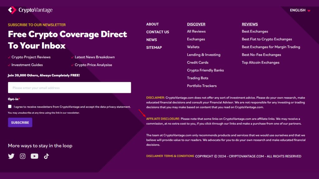 15 Best Affiliate Disclosure Examples & Best Practices - Uppromote