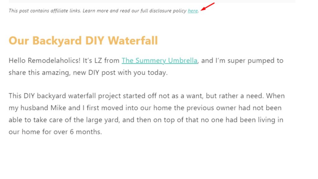 15 Best Affiliate Disclosure Examples & Best Practices - Uppromote